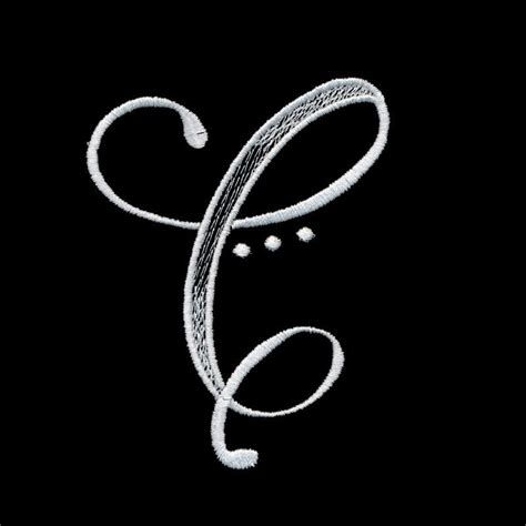 Handcrafted Upper Case C