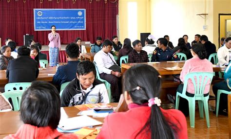 မိုင်းဆတ်မြို့၌ အမျိုးသမီးများအပေါ် အကြမ်းဖက်မှုပပျောက်ရေး ၁၆ ရက်တာ လှုပ်ရှားမှုအထိမ်းအမှတ် Gbv
