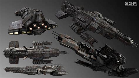 Ancients Invictus Class By Dolynick Stargate Ships Stargate Space