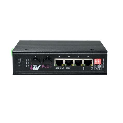 LTV LTV-2SI04G2S-P коммутатор, дальность передачи до 100 м