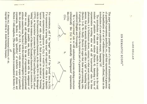 Pdf On Semantic Scope
