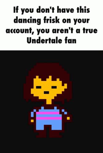 Undertale Frisk Gif Undertale Frisk Dancing Discover Share Gifs