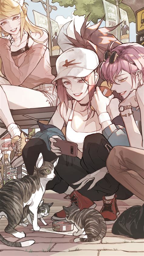 Kda Evelynn Akali Ahri Kaisa League Of Legends Lol Video Game Hd