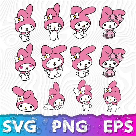 Sanrio Melody Hello Kitty Cricut Projects Crafts Design Shopping