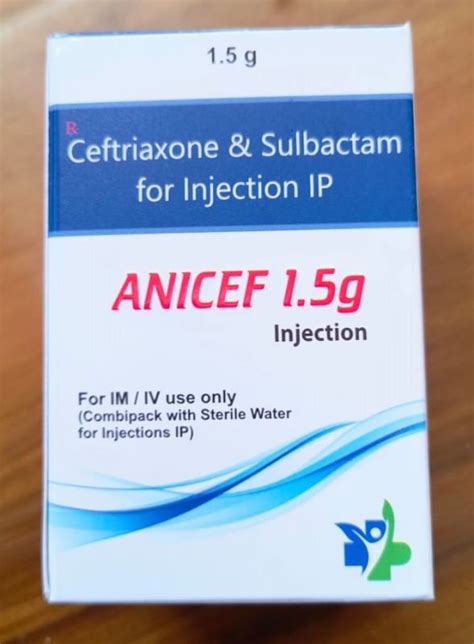 Ceftriaxone Sulbactam Injection 2 Year Prescription Prescription Packaging Type Bottles At