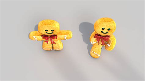 Cookie Doll Walking 3d Model By Renatodalle