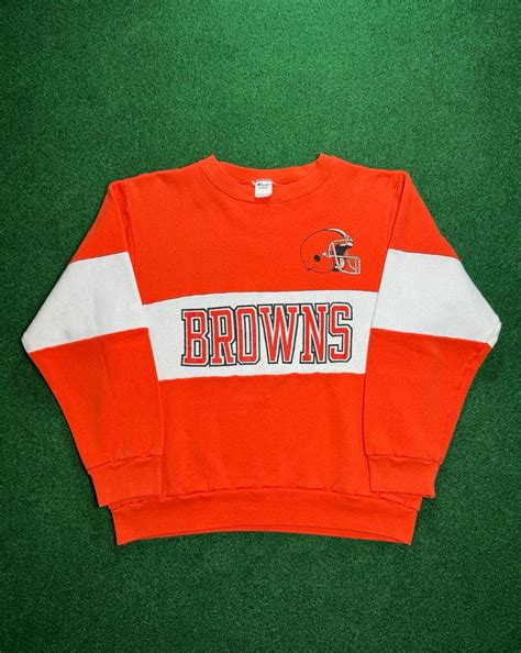 80s Cleveland Browns Vintage Crewneck Sweatshirt Champion Made In Usa