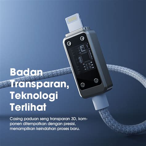 Jual Acome Kabel Data Seri Ai New Lightning Type C Meter Cable Led Display Aic Fast Charging
