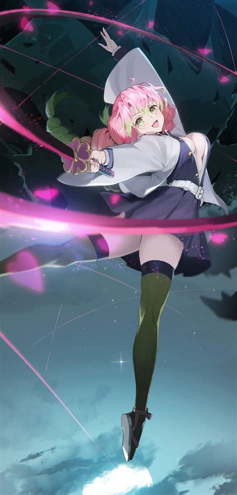 Kanroji Mitsuri Kimetsu No Yaiba Drawn By Siino Danbooru