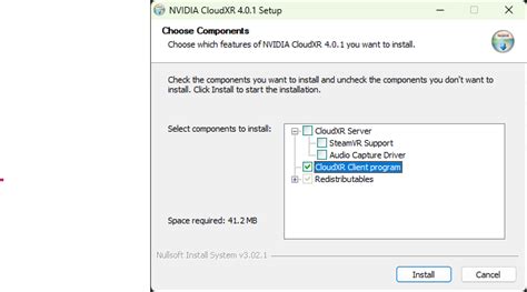 Windows Client NVIDIA CloudXR SDK Documentation