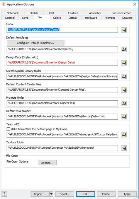 Solved Design Data File Path Red Autodesk Community