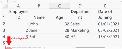 How To Use Shortcut Methods To Switch Tabs In Microsoft Excel SpreadCheaters