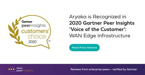 Aryaka：2020 年获得 Gartner 认可