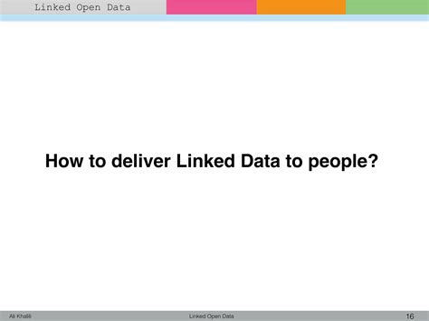 An Introduction To Linked Open Data Ppt