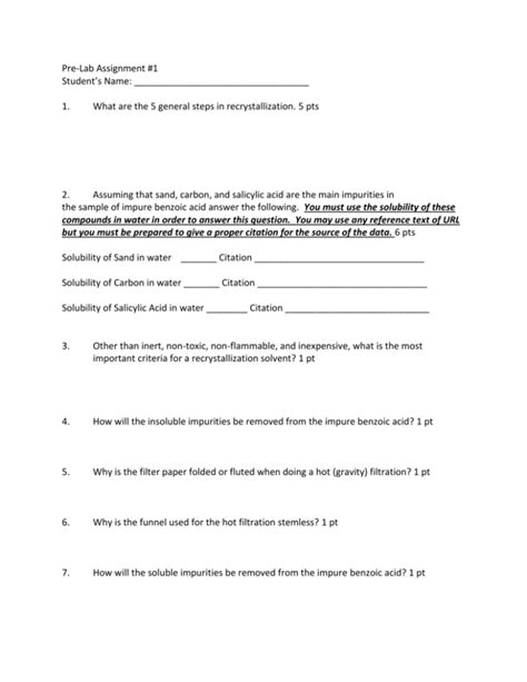 Prelab Questions 2012