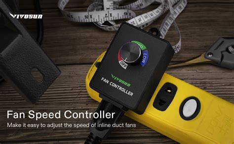 Vivosun Variable Speed Controller Cordless Vent Blower Speed Adjuster For Inline