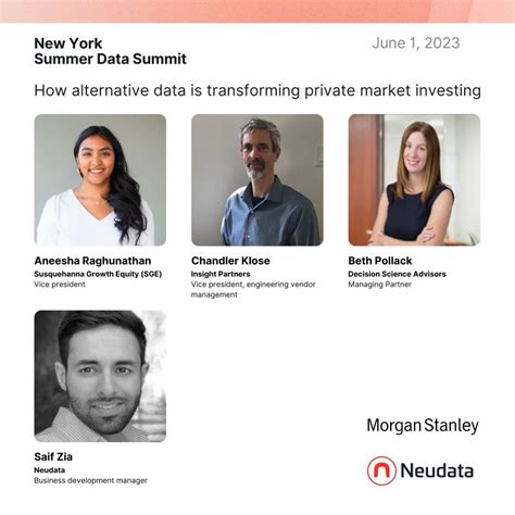 Neudata On Linkedin New York Summer Data Summit 2023