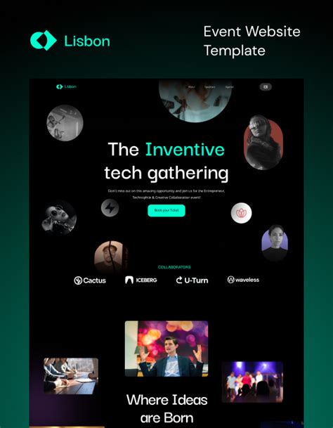 Lisbon Event HTML Responsive Website Template