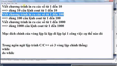 Lập Trình Cc Bài 4 Vòng Lặpwhile Do While For LỖi Xem 4
