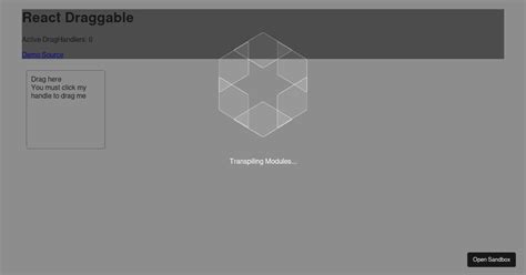 React Draggable Forked Codesandbox