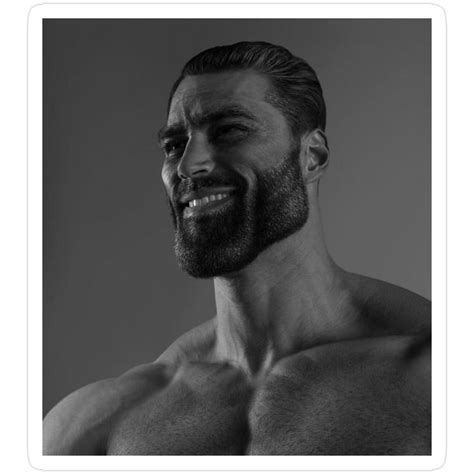 Gigachad Sticker By Nismod In 2025 Chad Image Meme Faces Memes