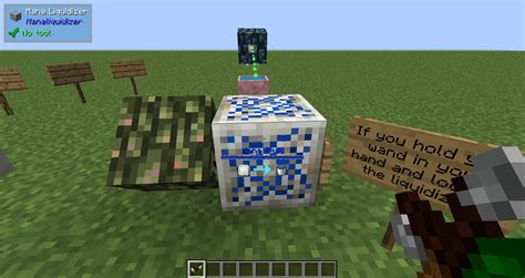 Created A Small Mod That Allows You To Turn Mana To Mana Fluid And Vice Versa Which Allows Many