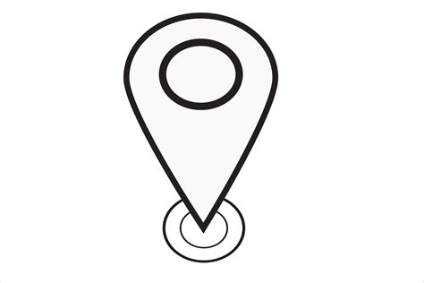 Location Pin Pointer Icon Map Gps Pointer Mark 25670856 Vector Art At