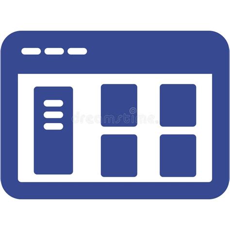ui browser isolated vector icon which can easily modify or edit stock vector illustration of