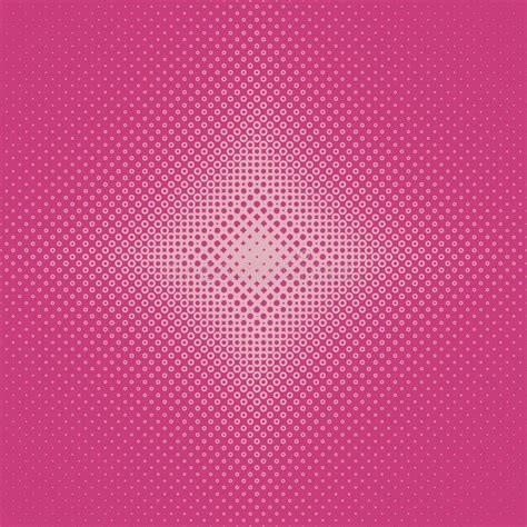 Symmetrical Geometrical Halftone Circle Pattern Background Vector Illustration Stock Vector