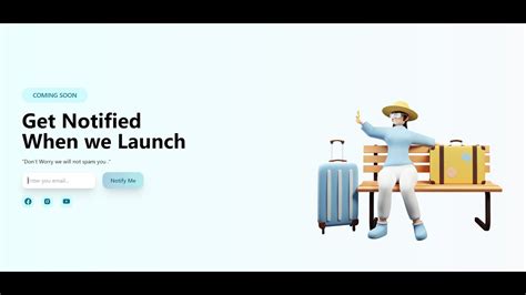 Coming Soon Page Development With Next Js And Tailwind Css No Talk Only Code Rownok Mahbub