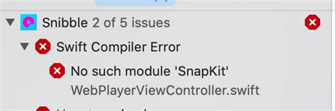 No Such Module Snapkit Error · Issue 708 · Snapkitsnapkit · Github