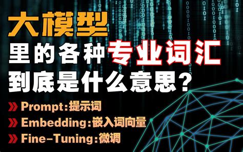 揭秘ai大模型行业黑话，窥探chatgpt 星火 文心不在话下，迅速搞懂提示工程 Prompt 、向量工程 Embedding 、模型微调