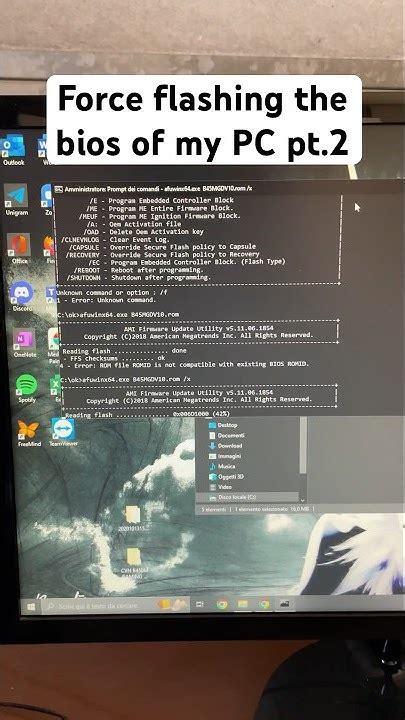 •force Flashing The Bios Afuwin X Control• Pcbuild Pcgaming Bios
