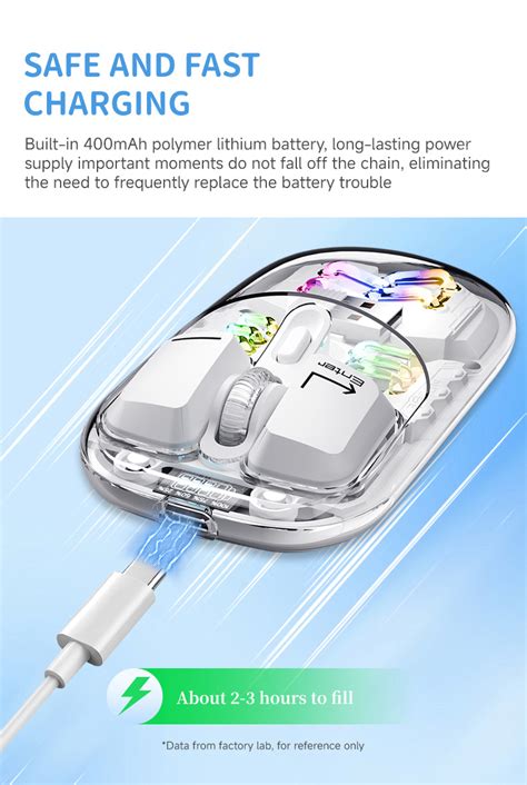 Kemove M2se Wireless Mouse Rgb Mouse Kemove