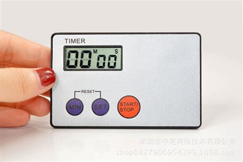 Card Timer Kitchen Ultra Thin Timer Negative Count Grandado