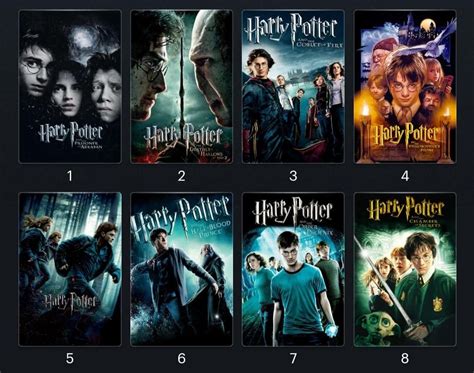 Harry Potter Movies List 60 Photos Moonagedaydreamfilm