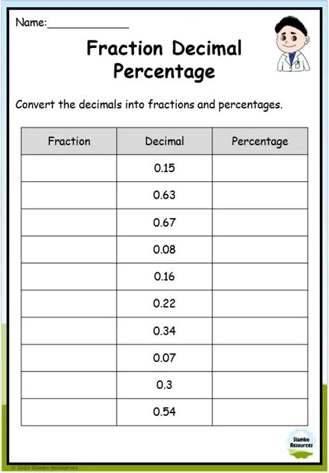 Free Equivalent Fraction Decimal Worksheet Download Free Equivalent Fraction Decimal Worksheet