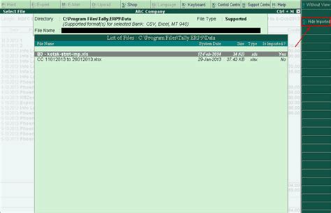 Re Importing Bank Statement In Bank Reconciliation