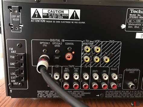 Technics 5 1 Receiver Dolby Digital Pro Logic 2 Optical Inputs Price Includes Shipping Photo
