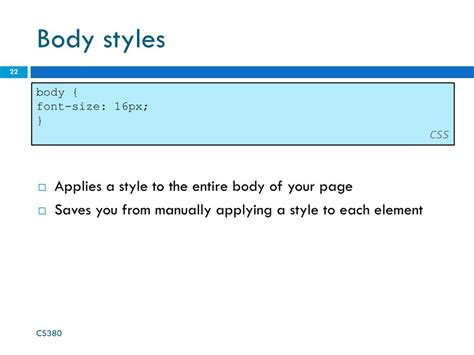 PPT CSS For Styling PowerPoint Presentation Free Download ID 2167872