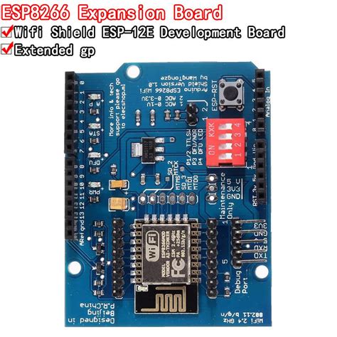 บอร์ดวงจร Esp8266 Esp 12e Uart Wifi ไร้สาย สําหรับ Arduino Uno R3