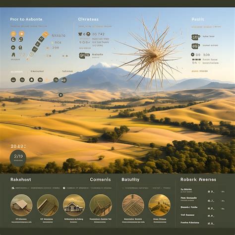 Premium Photo Web Dashboard Agriculture Crop Monitoring And Yield Analysis Map Based Lay
