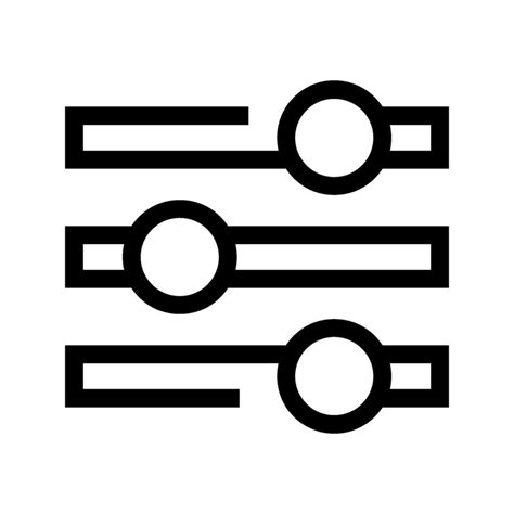 Preference Icon Vector Symbol Design Illustration 26631765 Vector Art