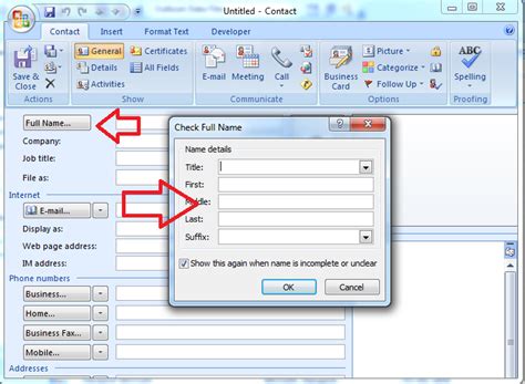 How Can I Get Outlook To Keep My Contact List Alphabetized By Last Name I Have Selected File