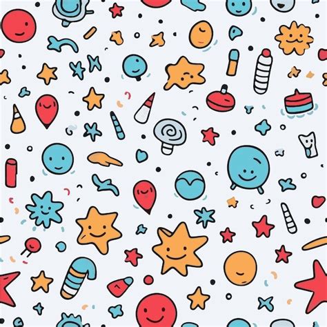 Premium Vector Cute Seamless Pattern Vector