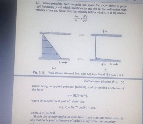 Solved Fluid Dynamics This Question Is Part Of Exercise Chegg Com