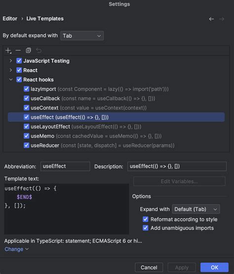 React Intellij Idea 文档