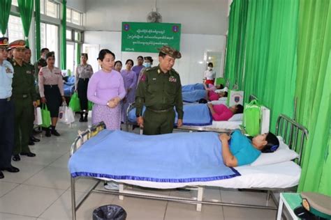 ၇၈ နှစ်မြောက်တပ်မတော်နေ့ကို ကြိုဆိုဂုဏ်ပြုသောအားဖြင့် စုပေါင်းသွေးလှူဒါန်း Cincds Myanmar