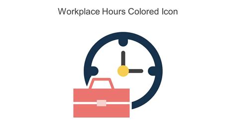 Workplace Hours Colored Icon In Powerpoint Pptx Png And Editable Eps Format PPT Slide