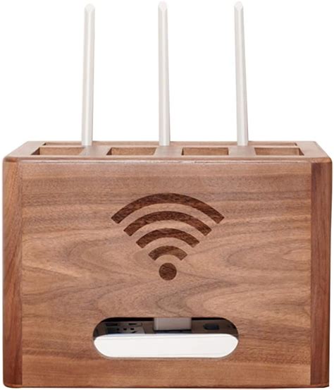 Y Kaiwen Wooden Wifi Router Storage Box Hide Box For India Ubuy